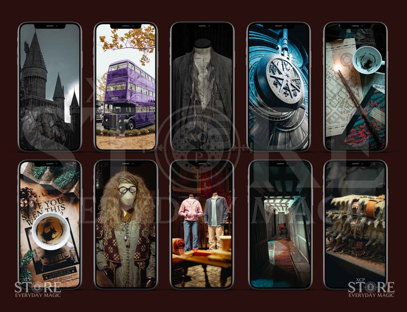 Azkaban Aesthetic Smartphone Wallpaper Bundle INSTANT DIGITAL DOWNLOAD ...