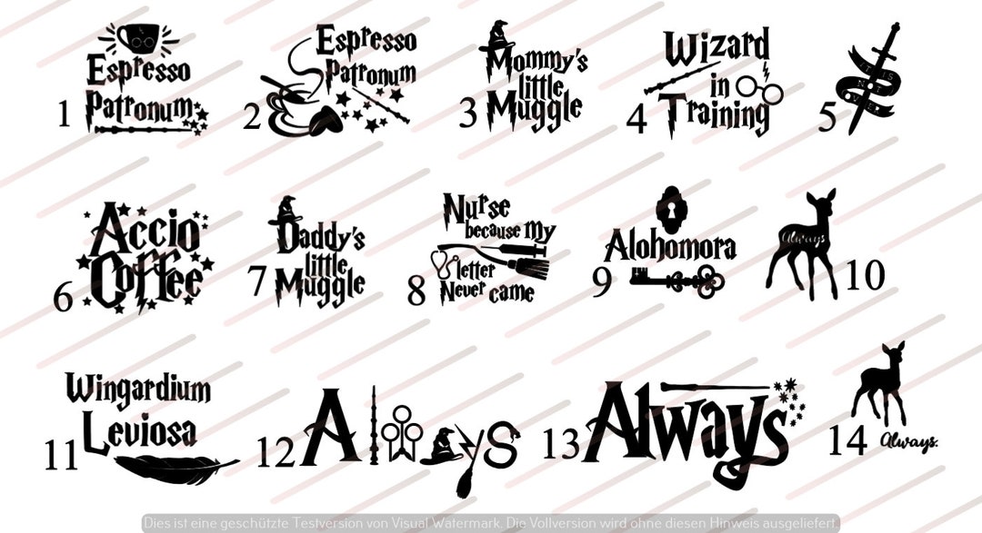 Harry Potter Vinyl Sticker Sticker PVC Stickers - Etsy