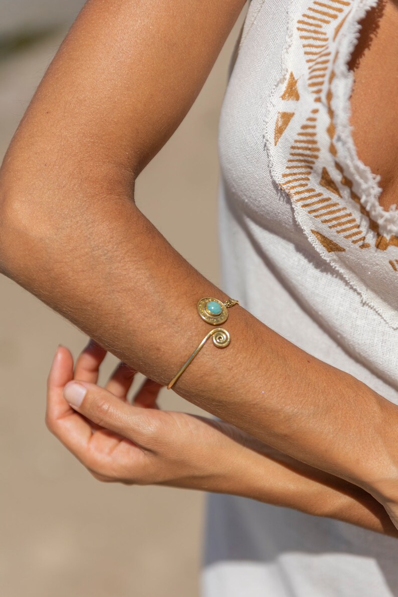 MAYAN BRACELET Boho Chic Charm Hand Bracelet Bohemian Handmade Natural ...