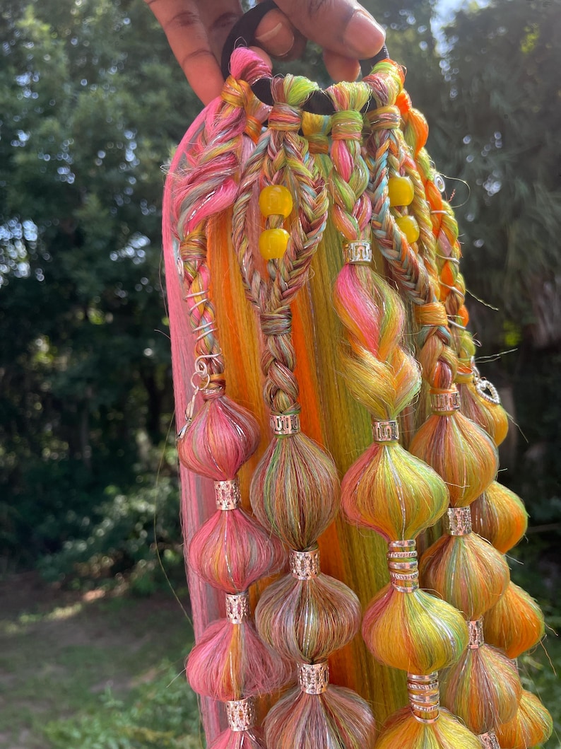 Matching Rave Braids ( Custom Colored) - Etsy