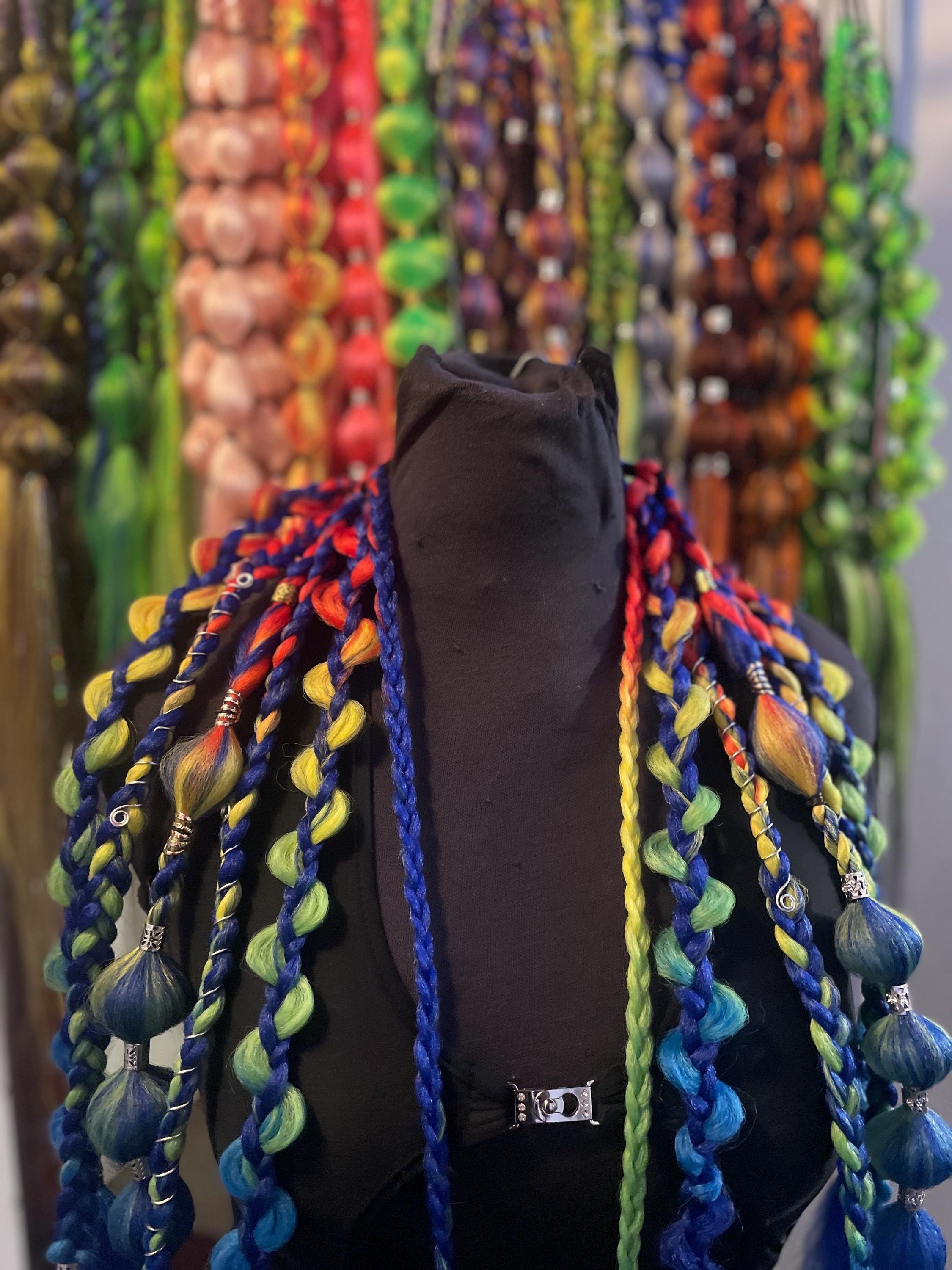 Midnight Rainbow Rave Braids - Etsy