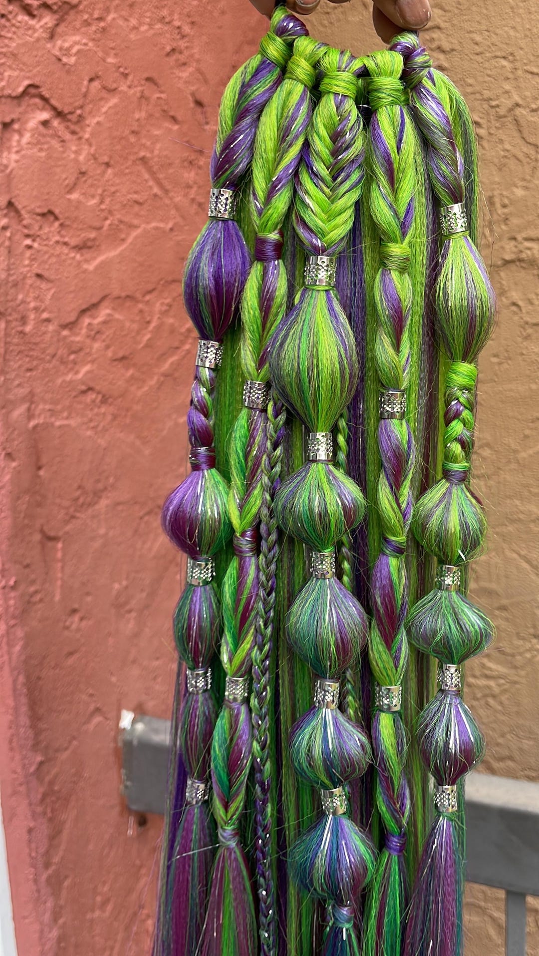 Emerald Eclipse Rave Braids - Etsy