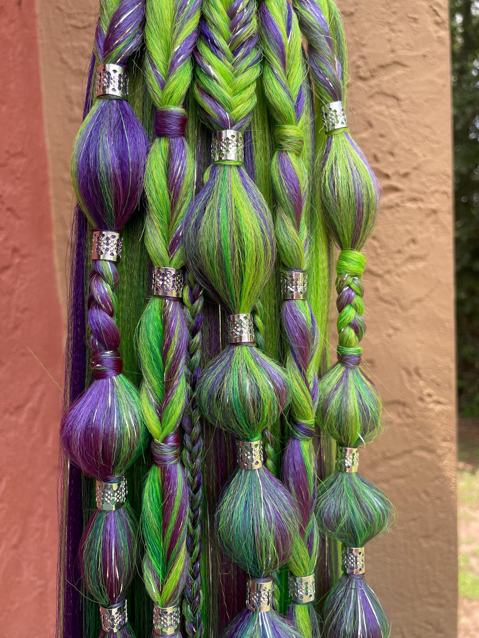 Emerald Eclipse Rave Braids - Etsy