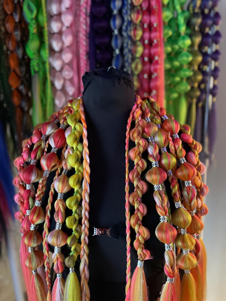 Colorful Hippy Fantasy Rave Braids - Etsy