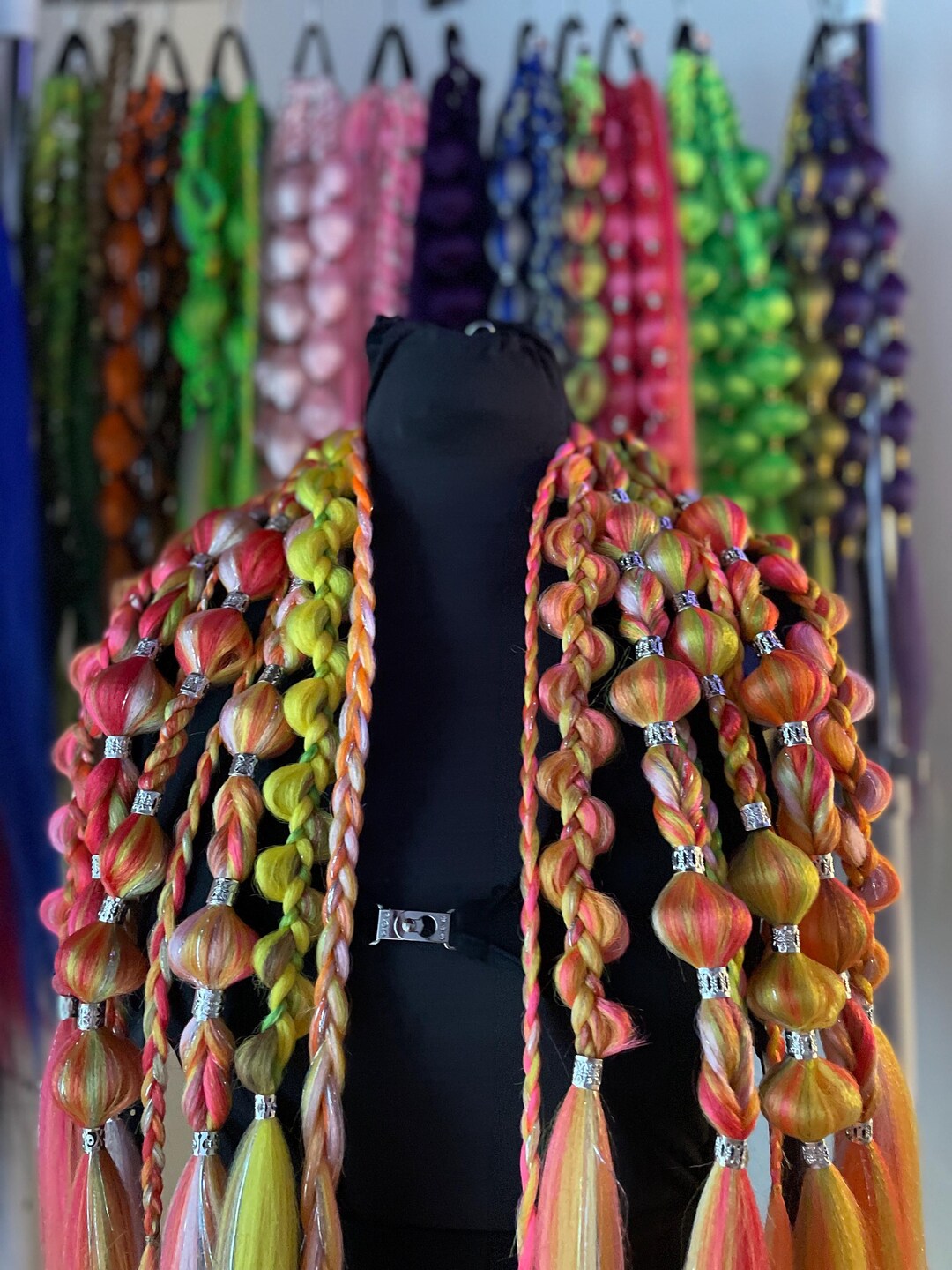 Colorful Hippy Fantasy Rave Braids - Etsy