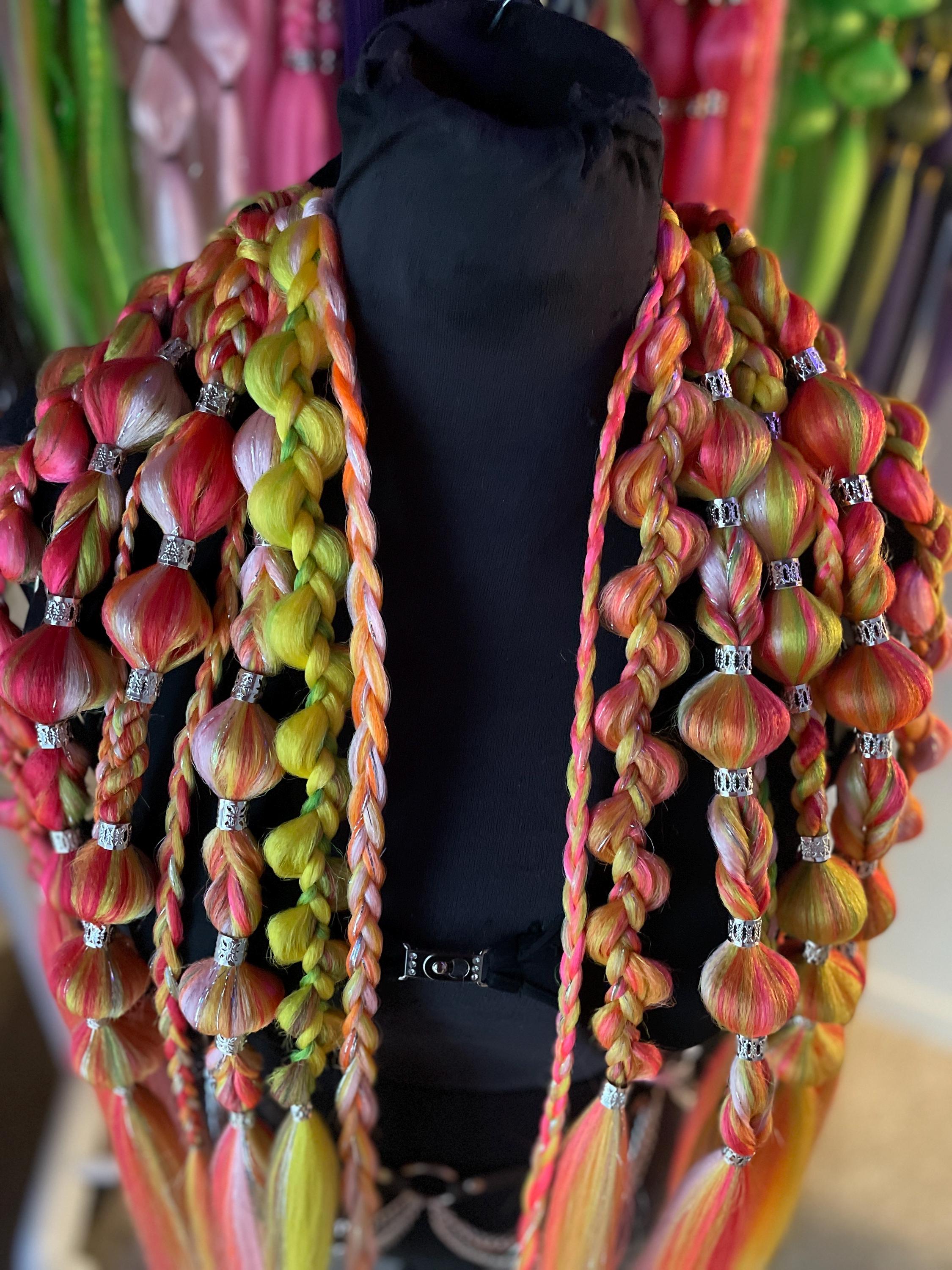 Colorful Hippy Fantasy Rave Braids - Etsy