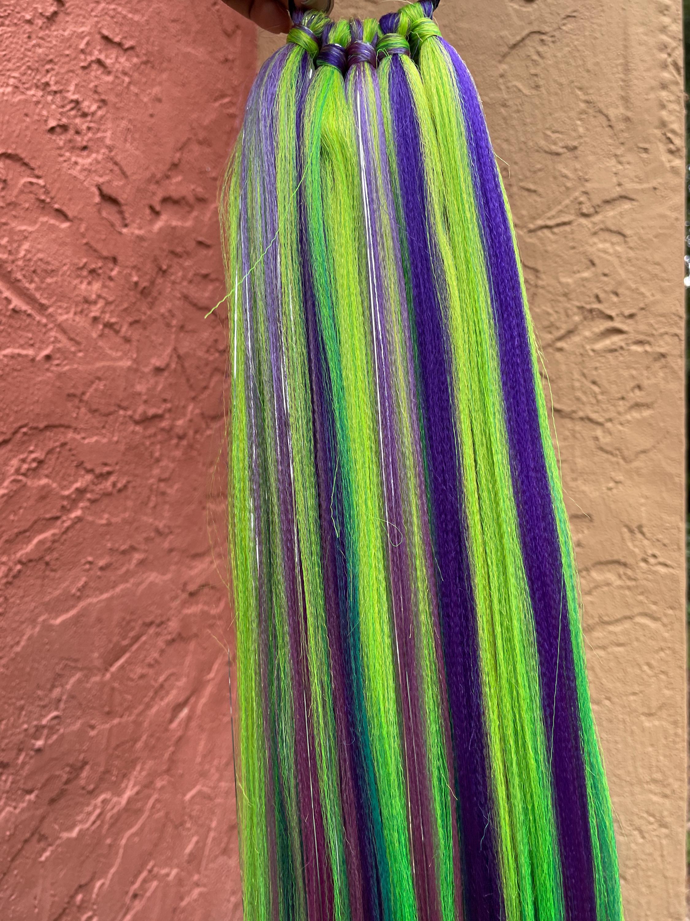 Emerald Eclipse Rave Braids - Etsy