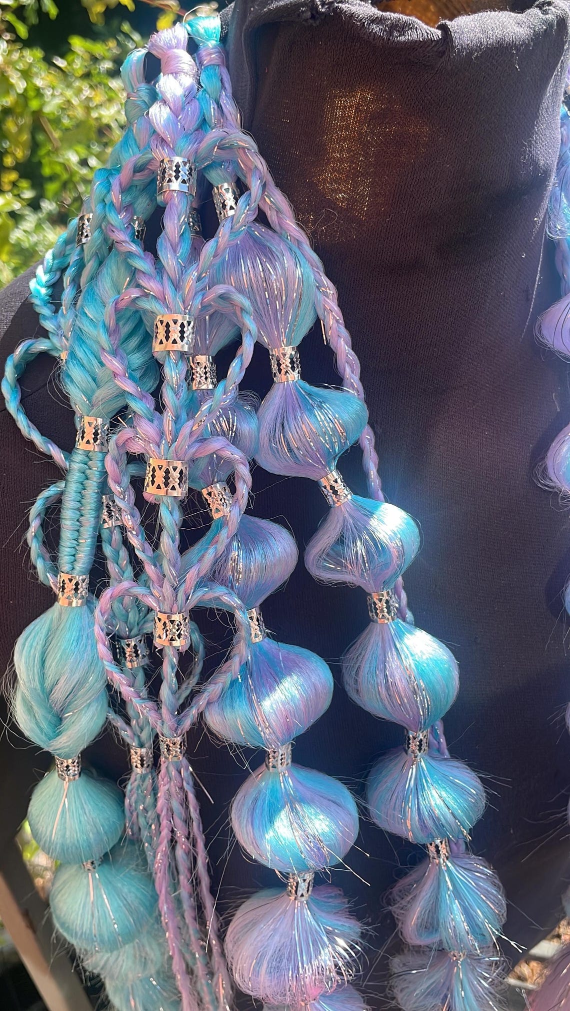 Glacier Heart Rave Braids - Etsy