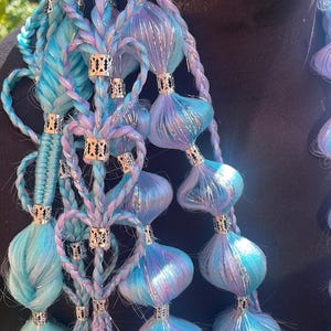 Glacier Heart Rave Braids - Etsy