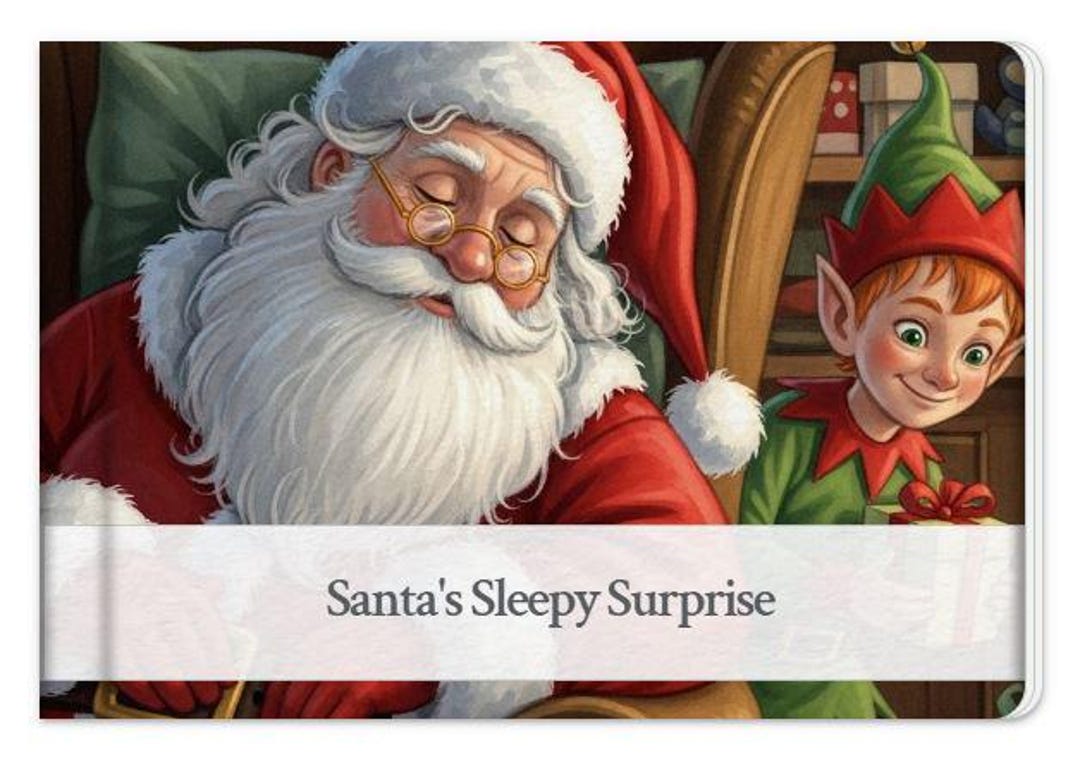Santa Sleepy Surprise – Christmas Storytelling Book for Kids | Holiday ...