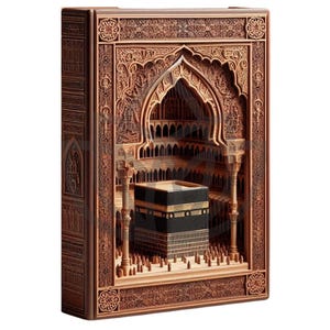 12 Digital Islamic Design Files 3D Quran Kaaba for Sublimation ...