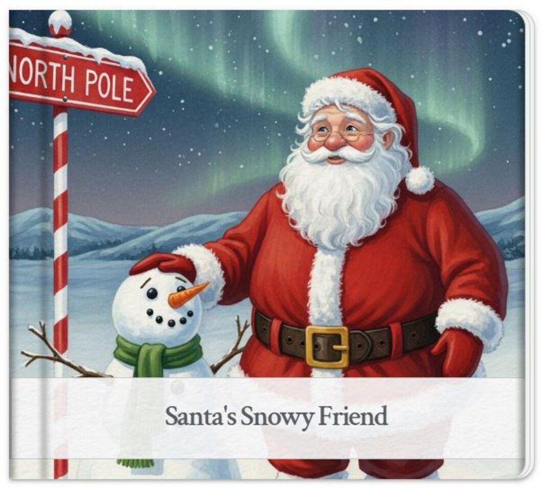 Santa and Snowman – Christmas Storytelling Book for Kids | Holiday ...