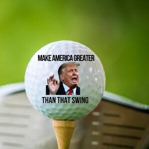 Donald Trump Golf Ball, Funny Trump Golf Ball, MAGA Golf Ball, Funny ...