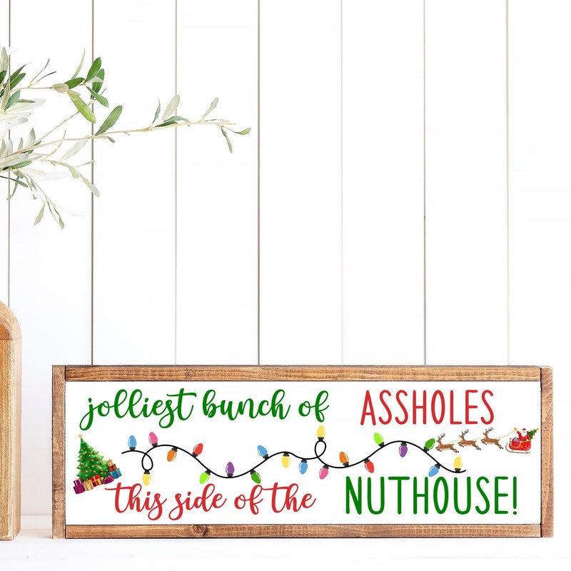 Funny Christmas Sign - Etsy