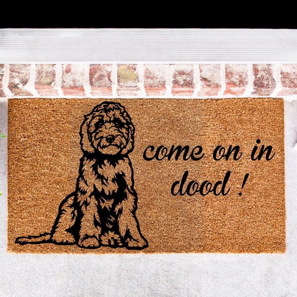 Goldendoodle Doormat - Etsy
