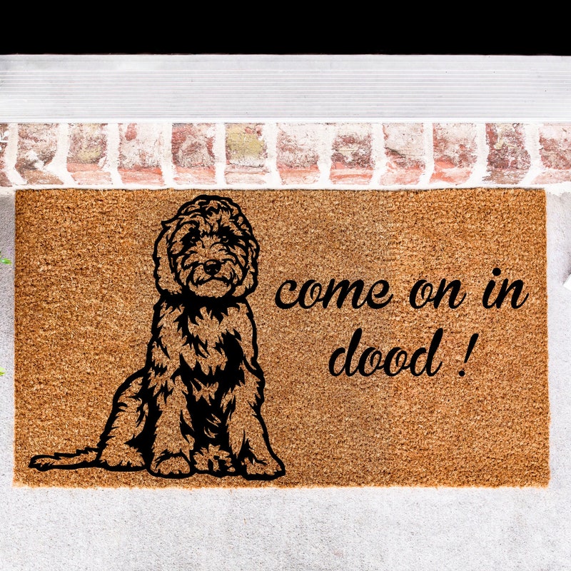 Goldendoodle Door Mat - Etsy