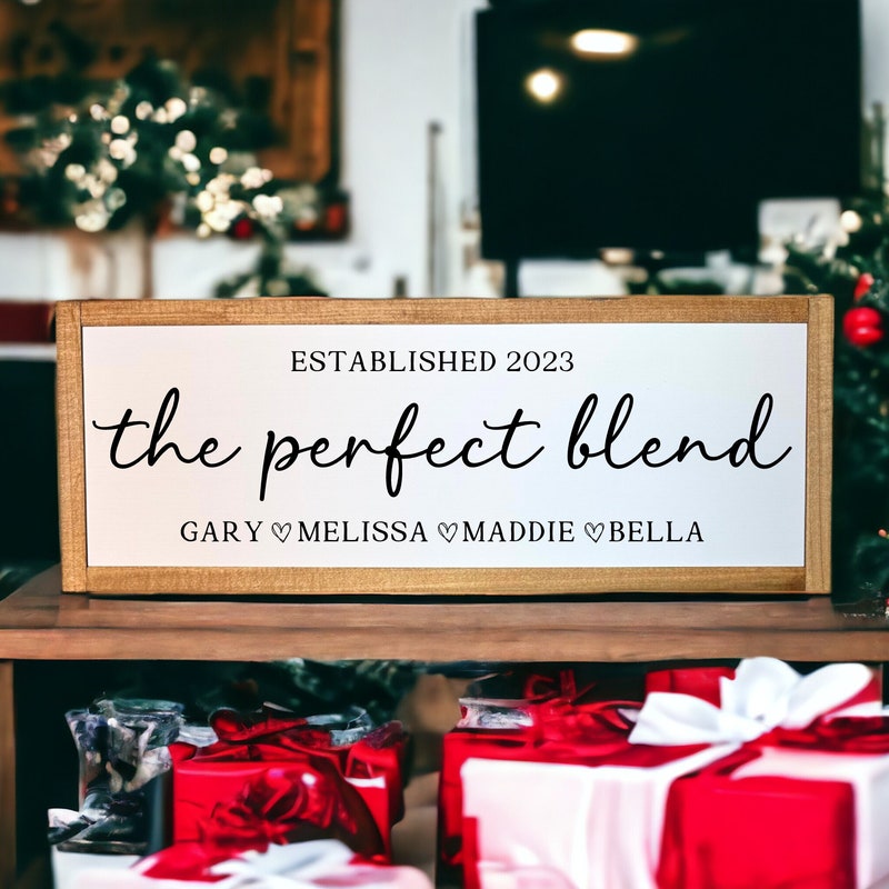 Blended Family Sign - Etsy