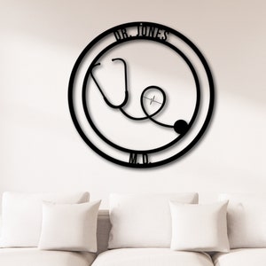 Personalized Doctor Sign; Personalized Nurse Sign; Custom Doctor Metal ...