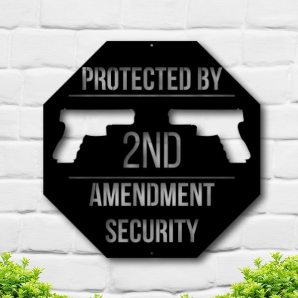 2nd Amendment Sign - Etsy