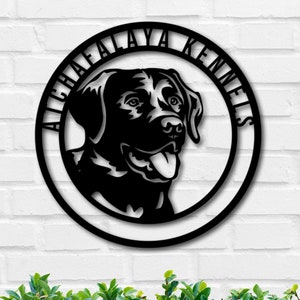 Metal Labrador Retriever Sign, Labrador Retriever Sign, Labrador ...