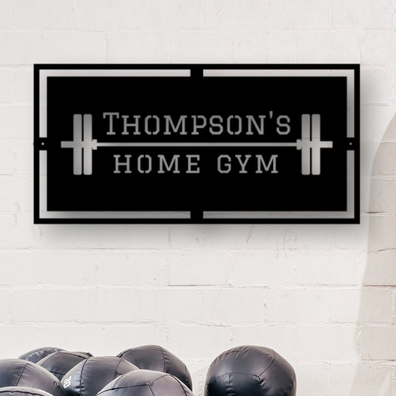 Home Gym Sign - Etsy