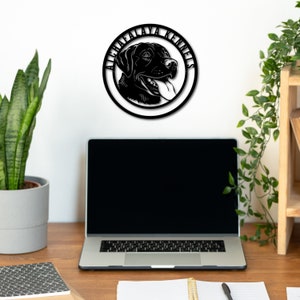 Metal Labrador Retriever Sign, Labrador Retriever Sign, Labrador ...