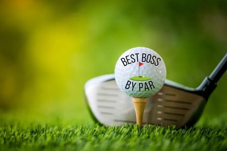 Best Boss by Par Golf Ball Golf Ball for Boss Custom Golf - Etsy