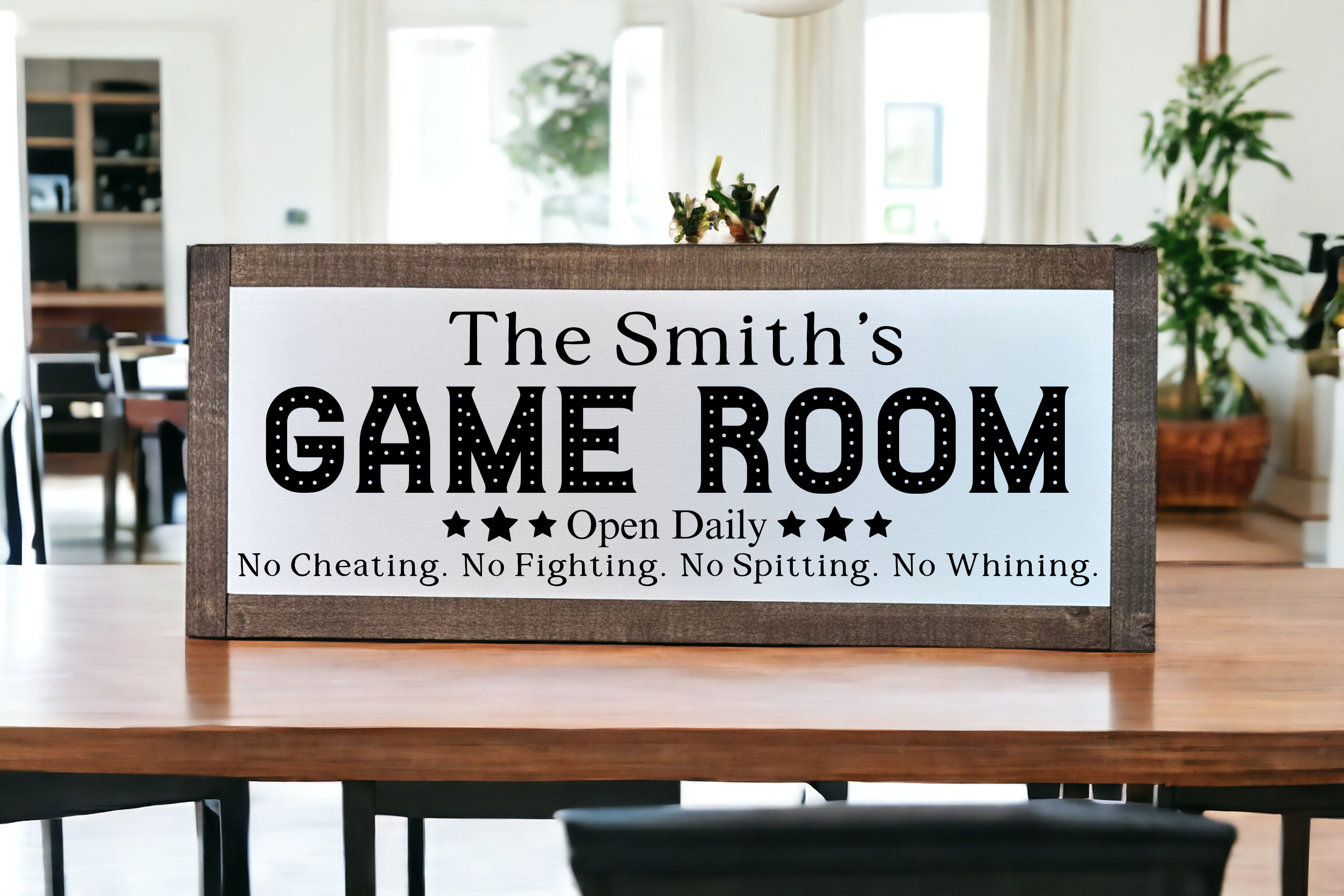 Personalized Game Room Sign, Game Room Sign, Game Roon Decor, Rec Room ...