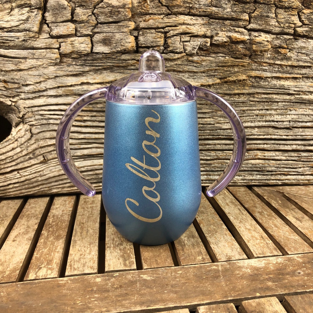 Personalized Sippy Cup, Stainless Steel Toddler Cup; Birthday Gift Kid ...