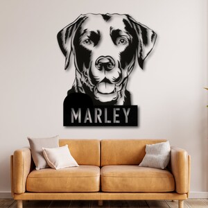 Metal Labrador Retriever Sign, Labrador Retriever Sign, Metal Dog Sign ...