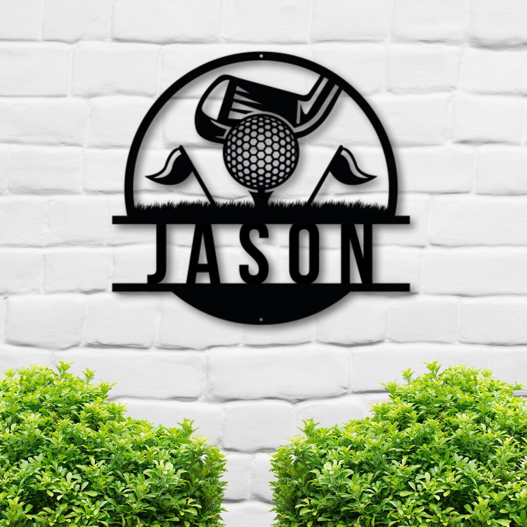 Metal Golfing Sign, Metal Golf Sign, Golf Sign, Custom Golf Sign, Golf ...
