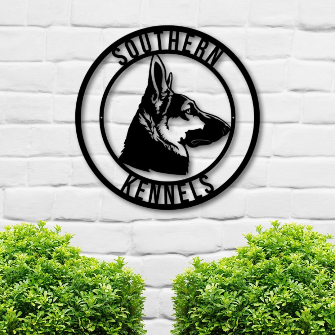 Metal German Shepherd Sign, German Shepherd Sign, German Shepherd, K9 ...