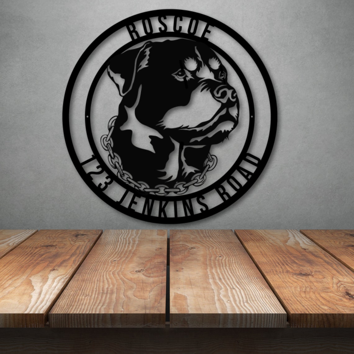 Metal Rottweiler Sign, Rottweiler Sign, Rottweiler Decor, Rottweiler ...