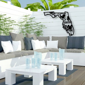 Custom Florida Sign; Metal Florida Sign; Florida Family Name Sign ...