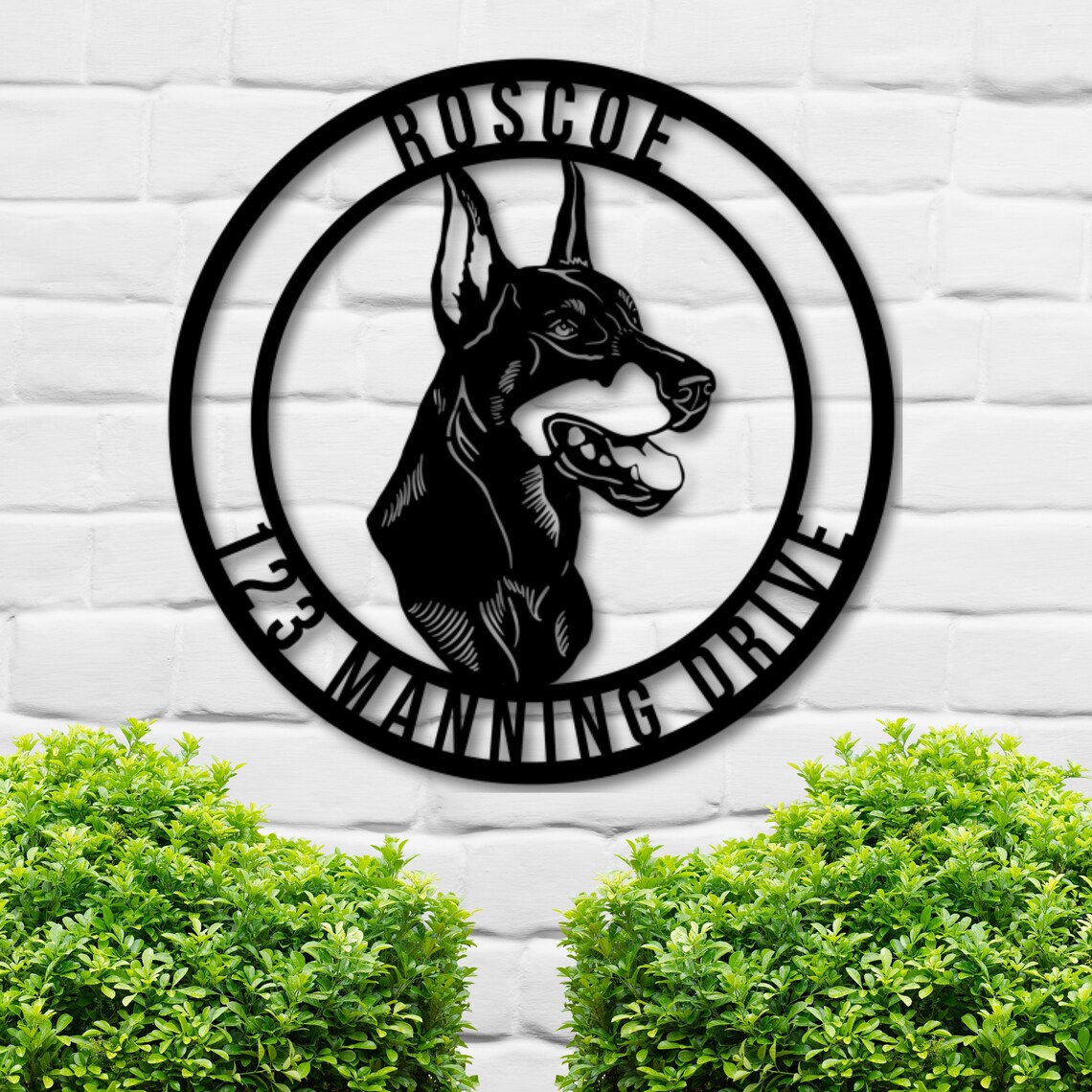 Metal Doberman Pinscher Sign Doberman Sign Doberman Dog - Etsy