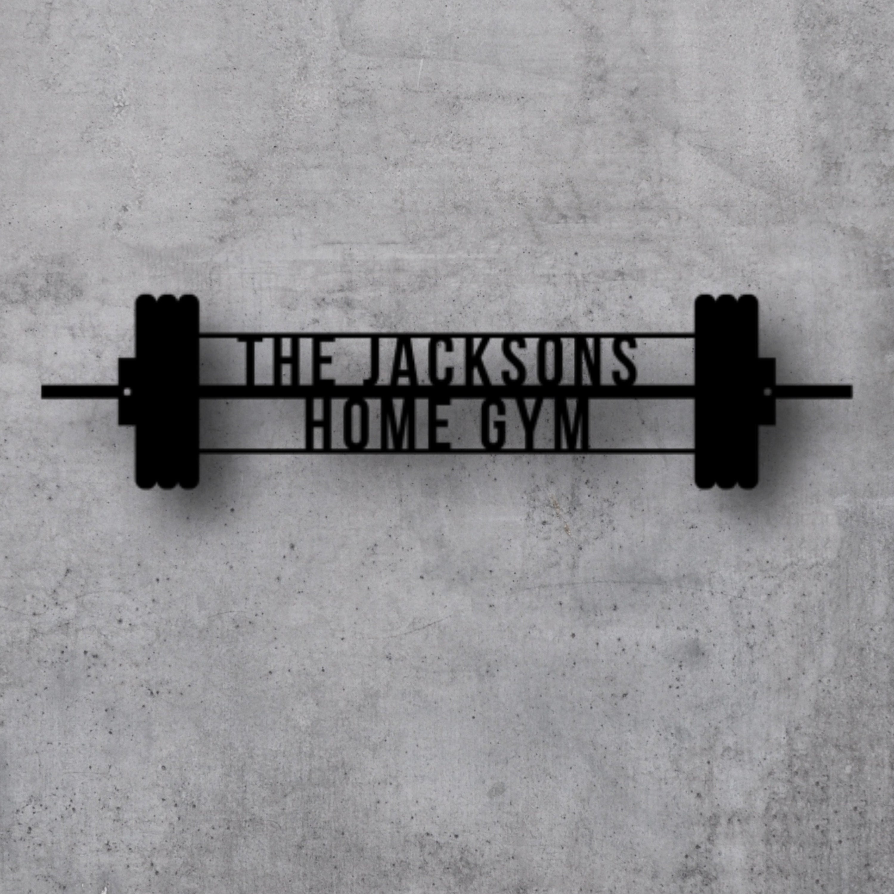 Gym Sign Personalized Home Gym Sign Custom Metal Gym Sign - Etsy