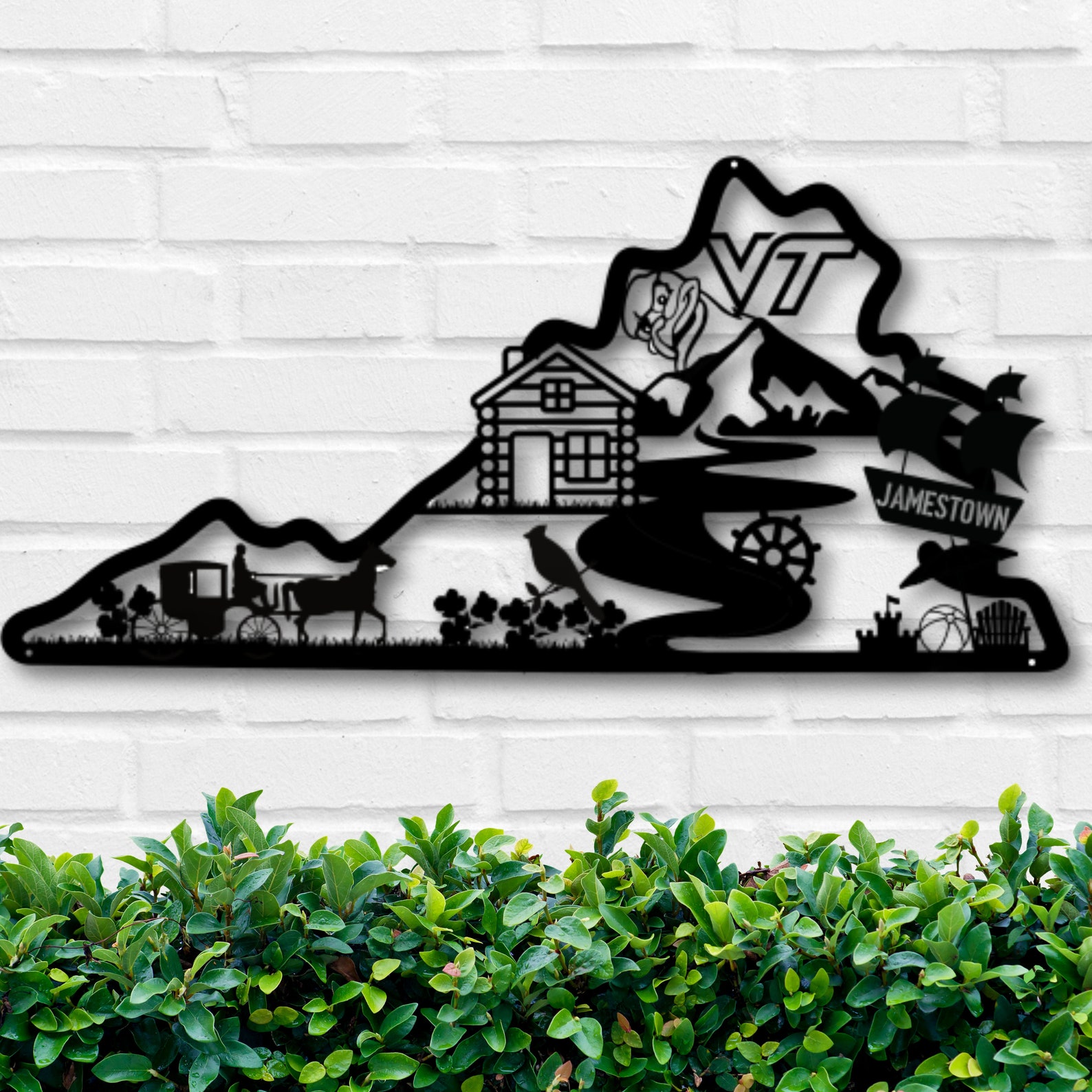 Metal Virginia State Sign Virginia Sign Metal Virginia Sign - Etsy