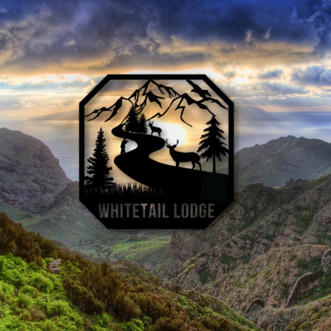 Metal Deer Camp Sign; Metal Hunting Camp Sign; Metal Hunting Lodge ...