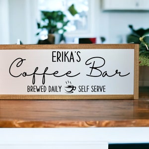 Coffee Bar Sign, Coffee Bar Decor, Coffee Bar Accessories, Coffee Sign ...