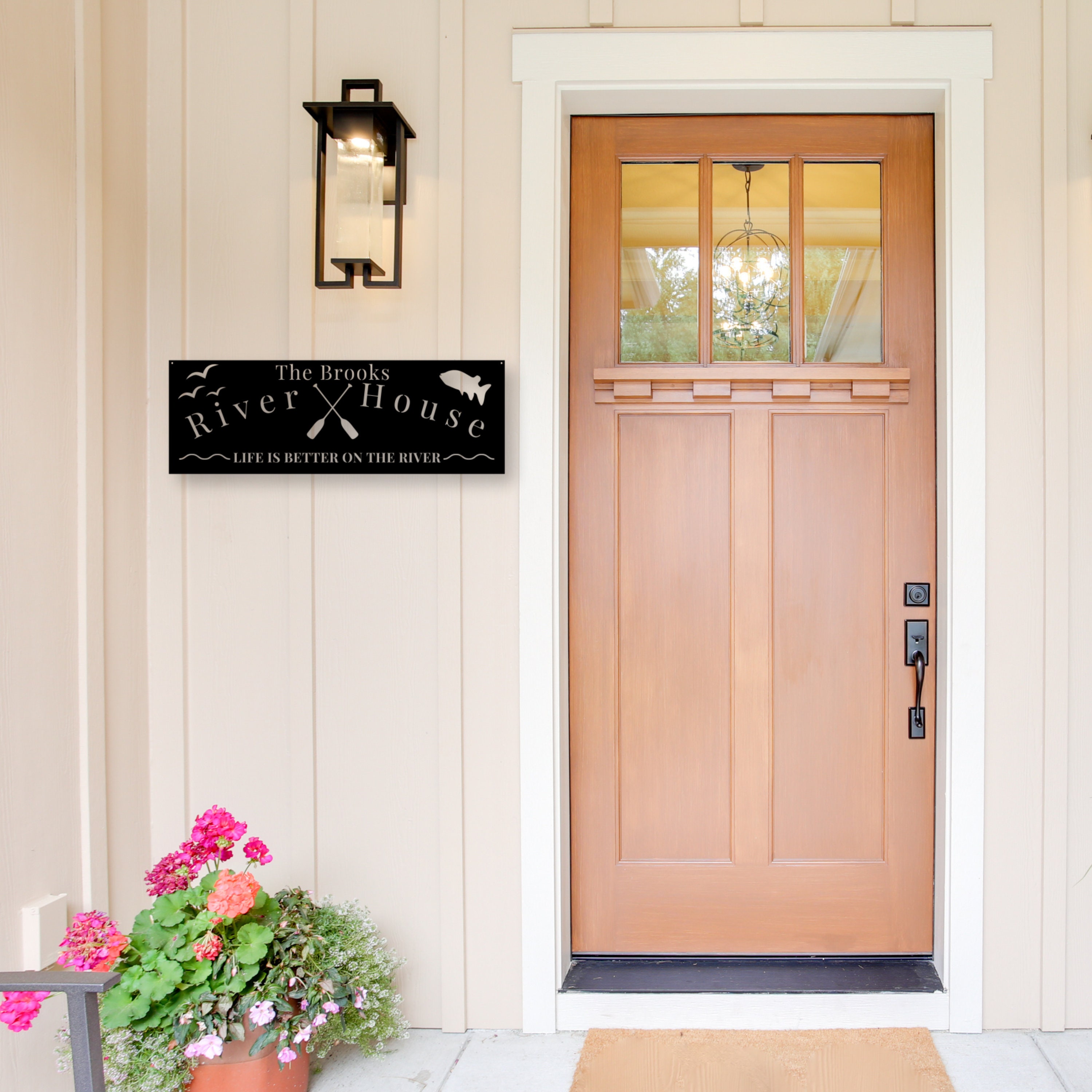 Custom River Signs Welcome to the River House Sign River - Etsy