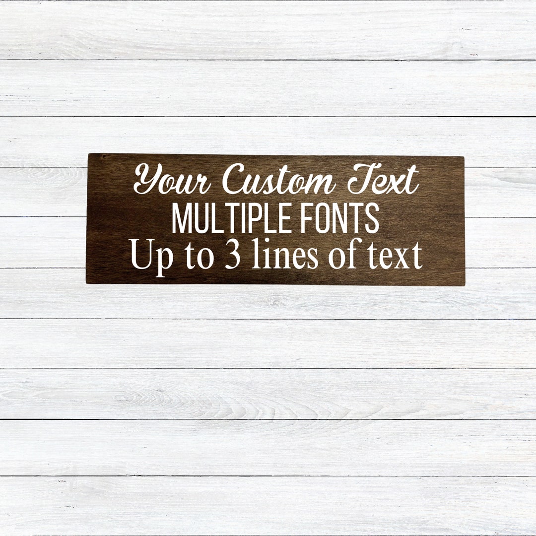 Custom Wood Plank Wooden Plank Custom Wood Sign Wood Sign - Etsy