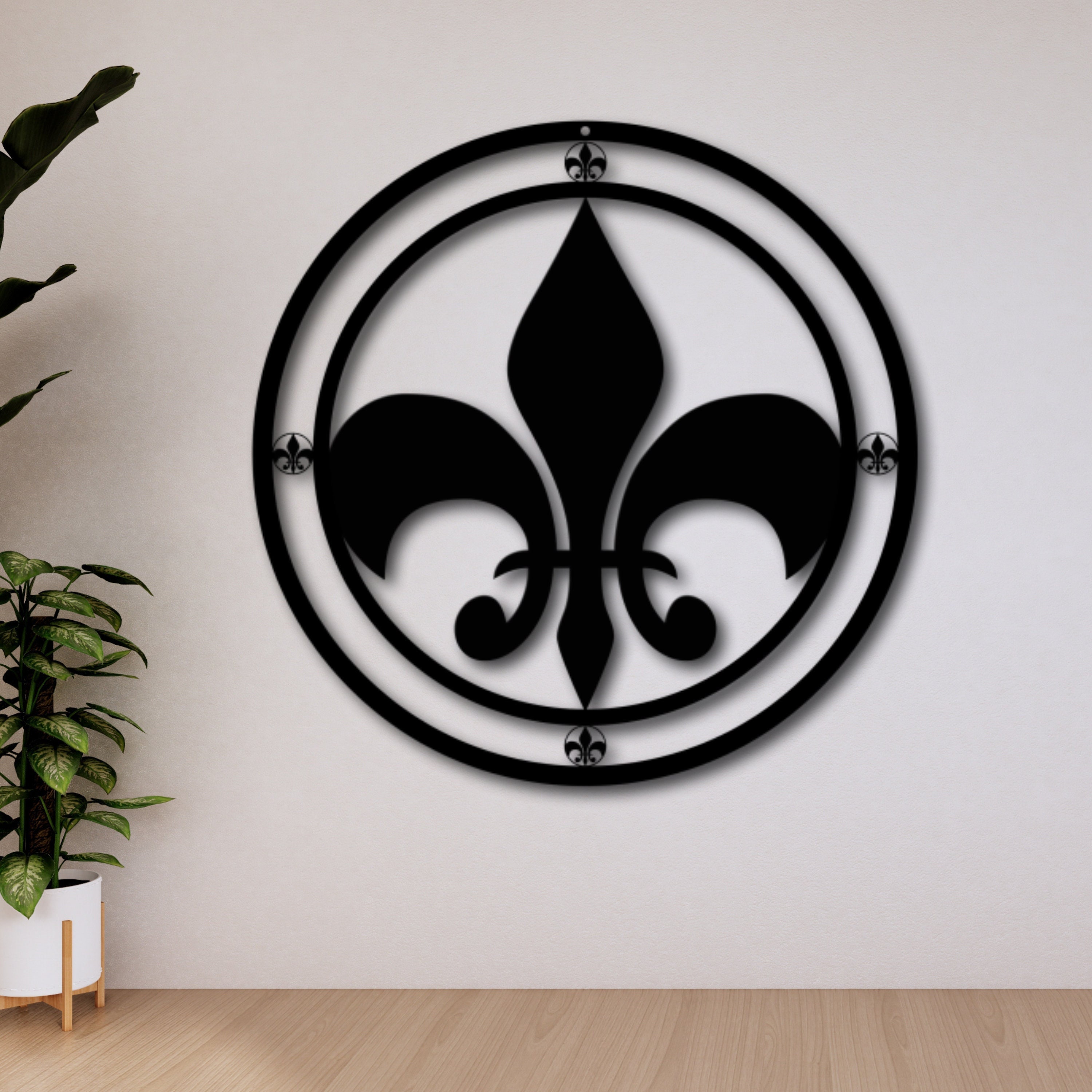 Metal Fleur De Lis Sign, Fleur De Lis Art, Louisiana Metal Sign ...