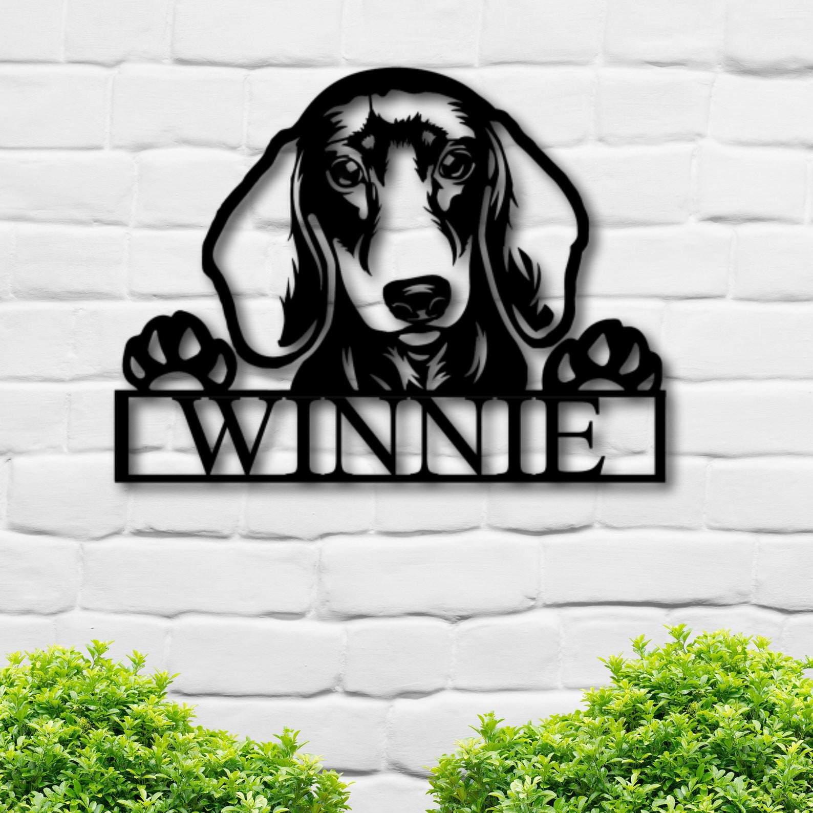 Metal Dachshund Sign Dachshund Dog Sign Dachshund Dog Decor - Etsy