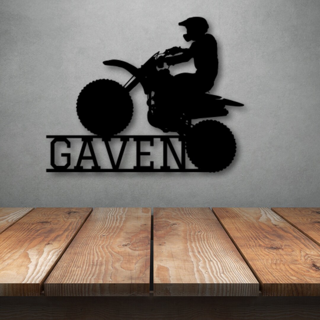 Metal Motocross Sign, Metal Dirtbike Sign, Motocross Sign, Dirtbike ...