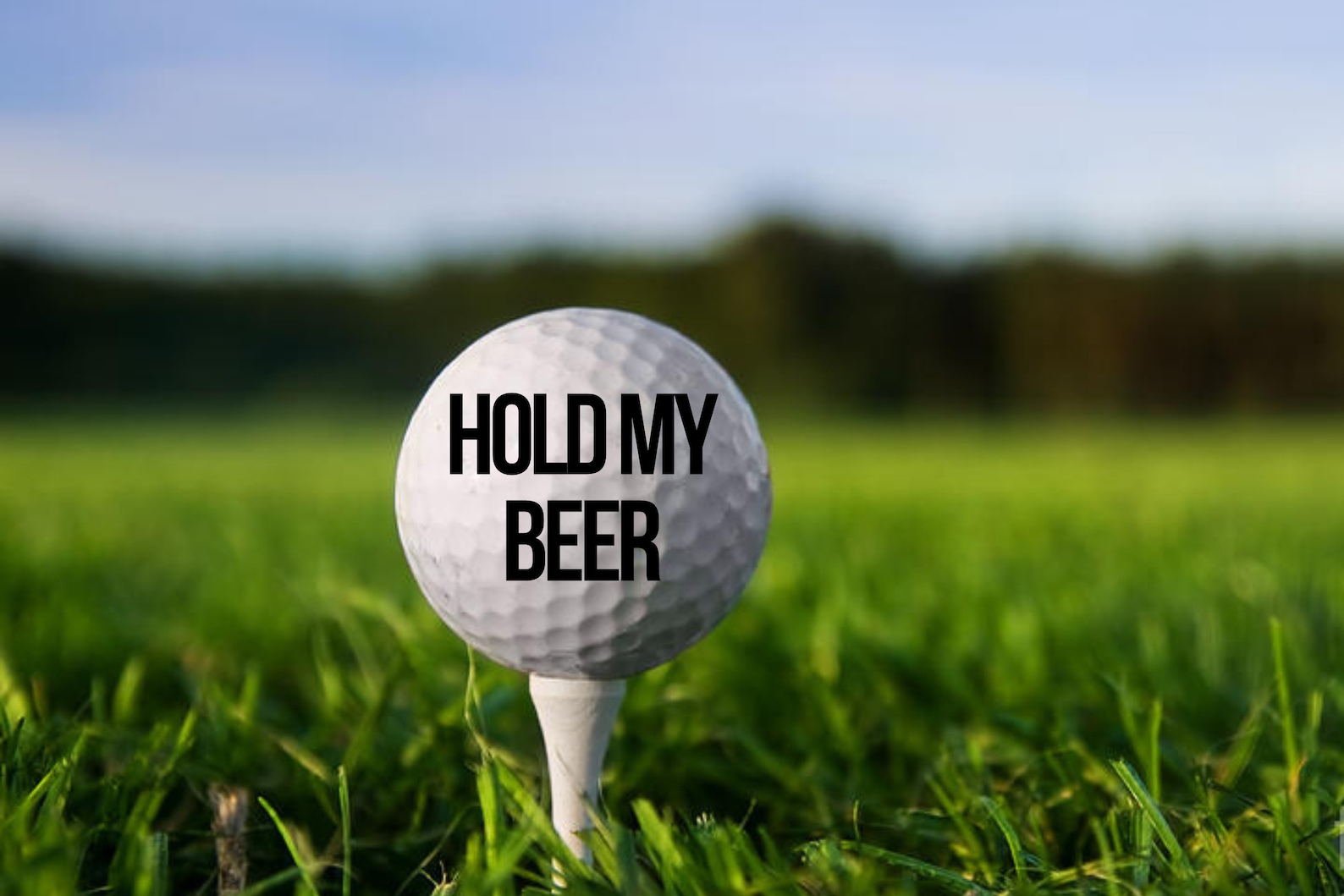 Hold My Beer Golf Ball Funny Golf Ball Funny Golf Gift Golf - Etsy