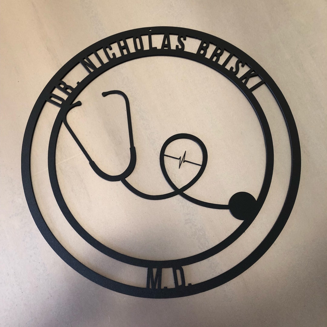 Personalized Doctor Sign; Personalized Nurse Sign; Custom Doctor Metal ...