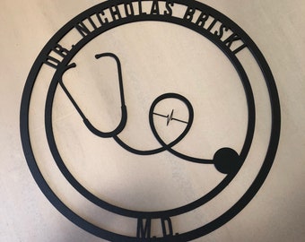Doctor Metal Sign - Etsy