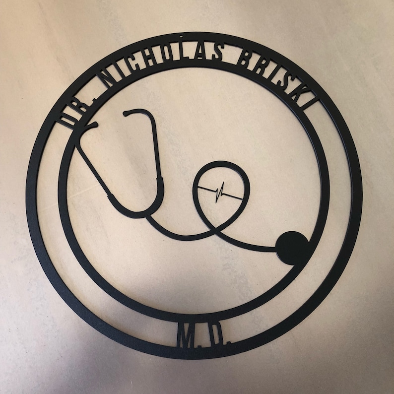 Personalized Doctor Sign; Personalized Nurse Sign; Custom Doctor Metal ...
