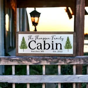 Cabin Sign, Custom Cabin Sign, Camp Sign, Lake House Sign, Cabin Decor ...