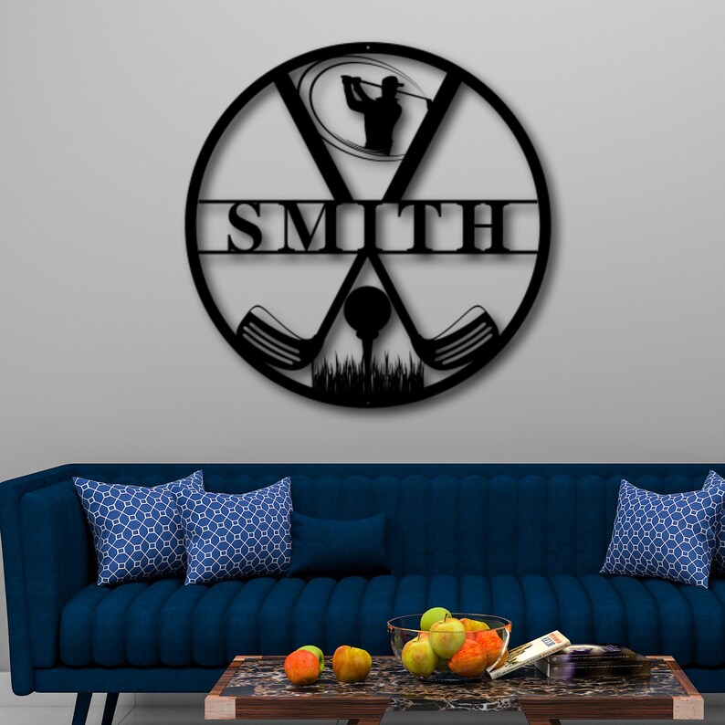 Metal Golf Sign Golf Sign Golf Gifts for Men Personalized - Etsy